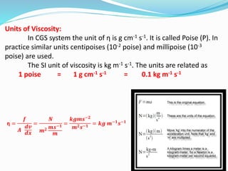 Lect. 2. viscosity | PPTX