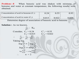 Lect. 8. application of nernst distribution law copy - copy | PPTX