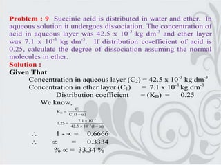 Lect. 8. application of nernst distribution law copy - copy | PPTX