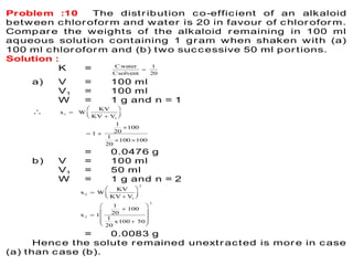 Lect. 9. solvent extraction | PPTX