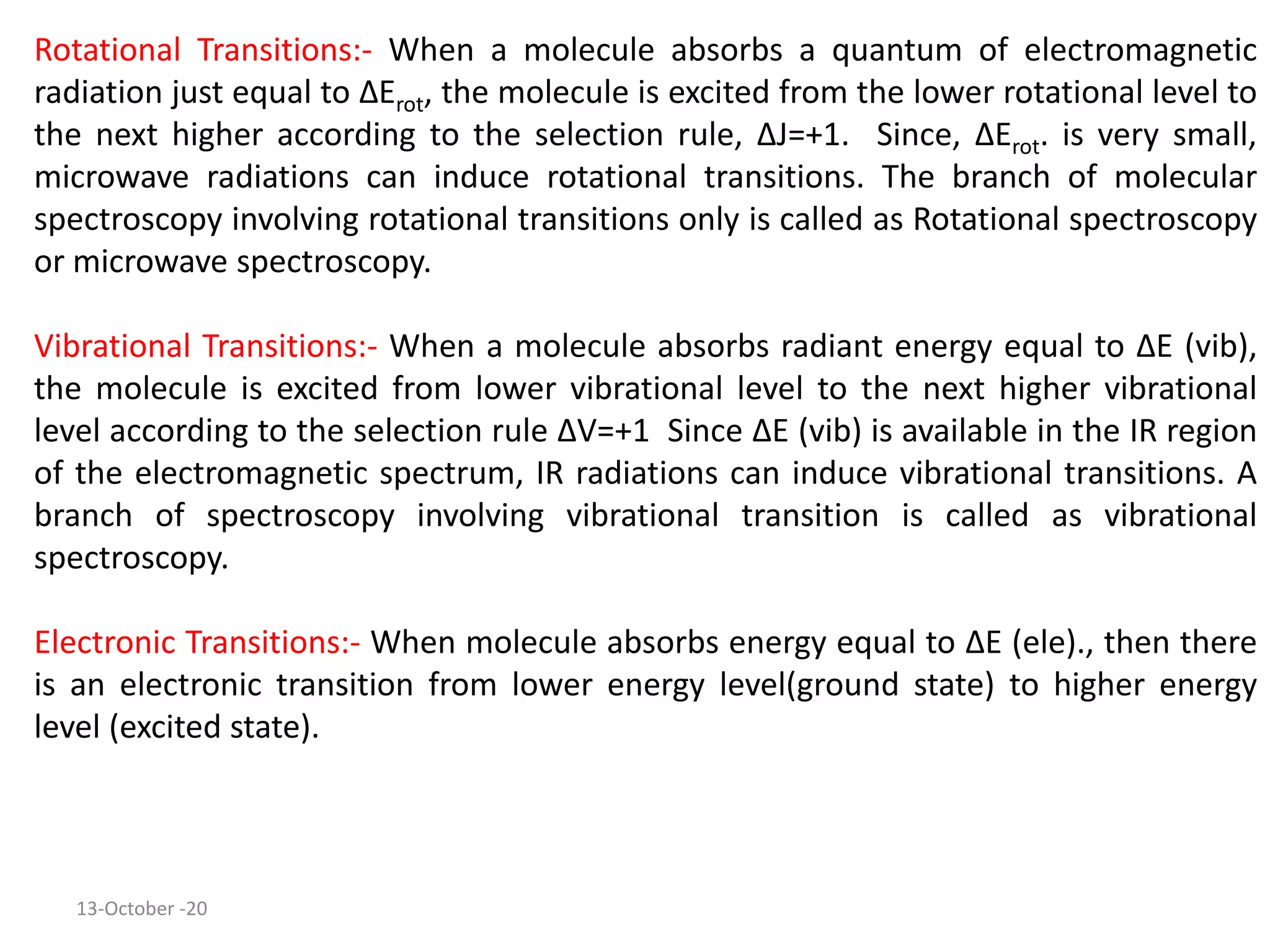 Lect. 11 energy level diagram degree of freedom | PPTX