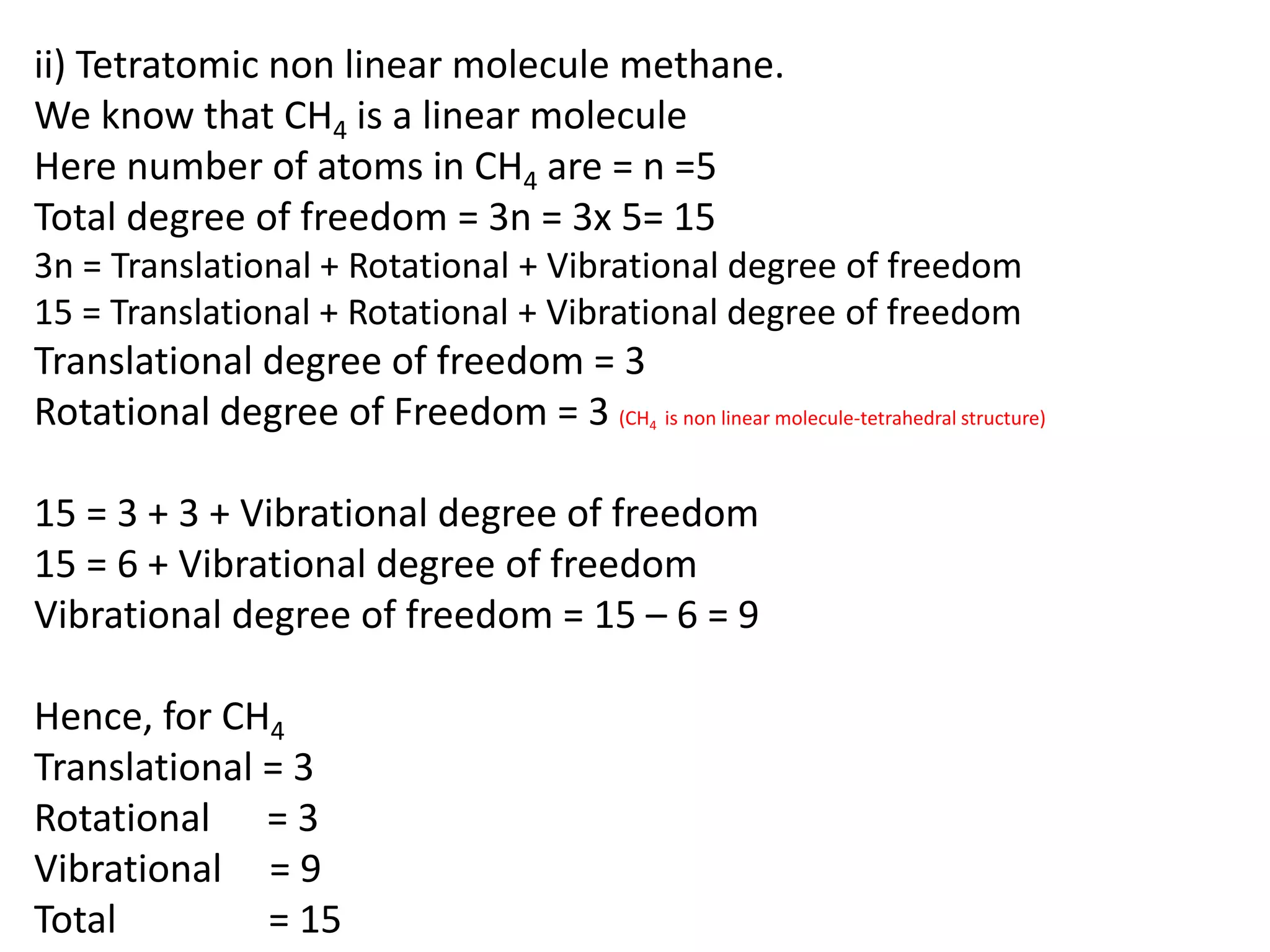 Lect. 11 energy level diagram degree of freedom | PPTX