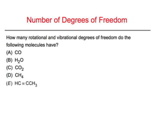 Lect. 11 energy level diagram degree of freedom | PPTX
