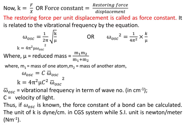 Lect. 20 force constant problems | PPT