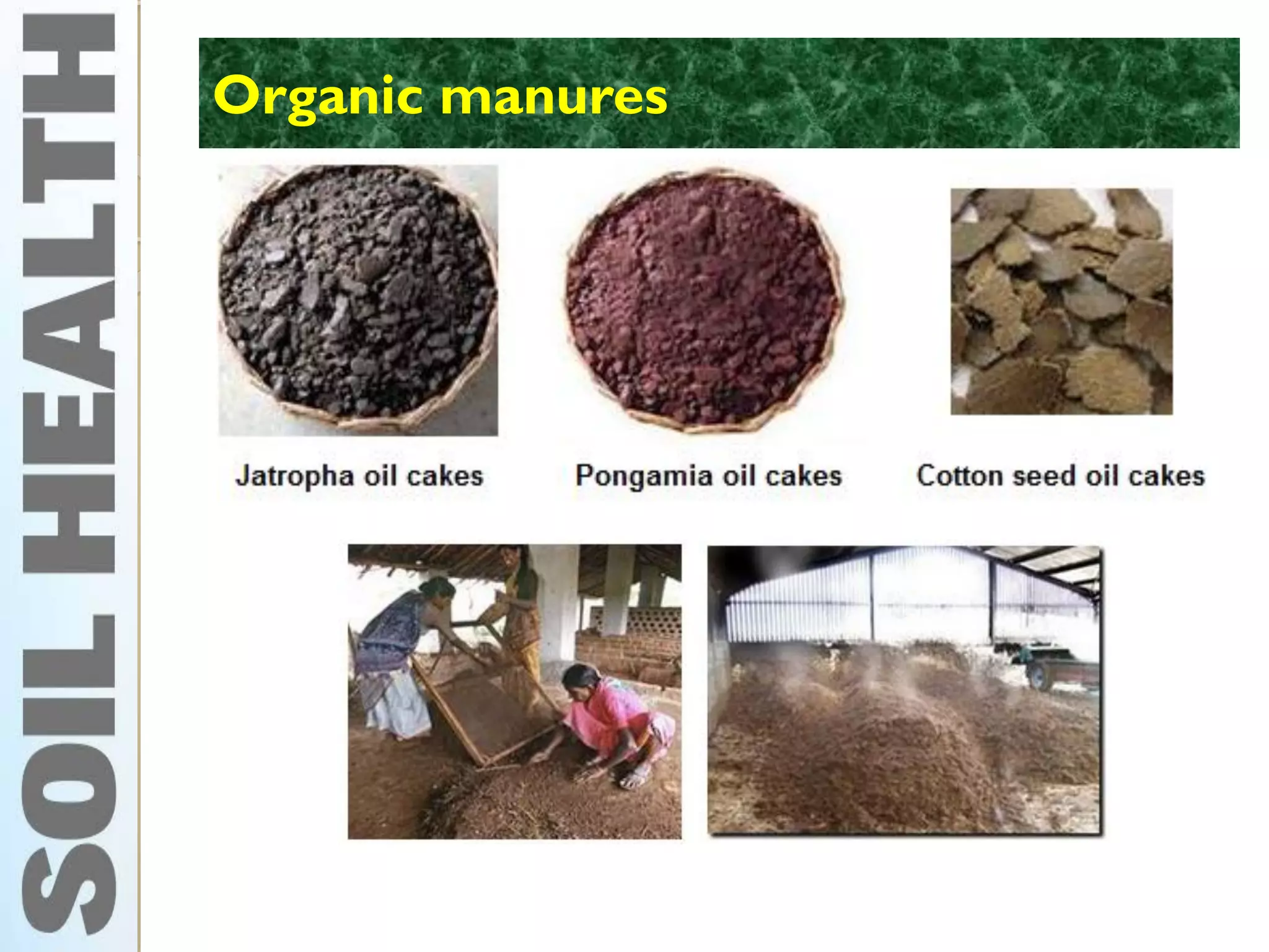 Organic manure, importance & properties | PDF