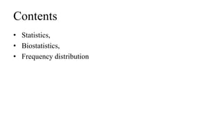 Biostatistics Lecture 1 8th Sem B.Pharm AKTU | PPTX