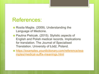 Lect. 15 Medical Texts in discourse analysis | PPTX