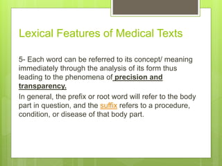Lect. 15 Medical Texts in discourse analysis | PPT | Free Download
