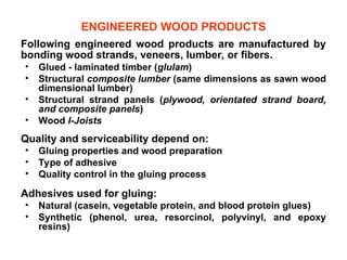 Qualities of wood and associated characteristics | PPT