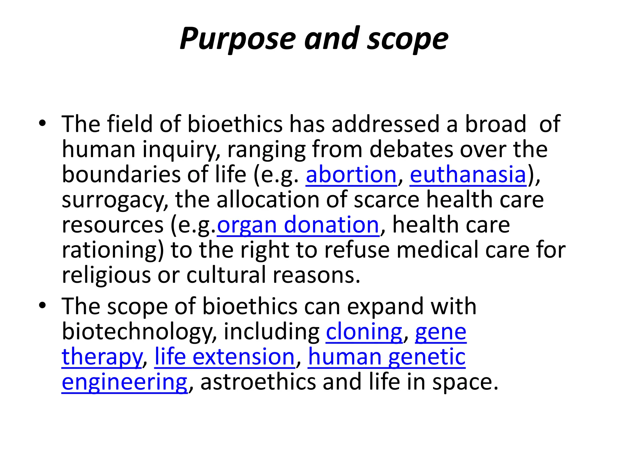 Lect. 1-BIOETHICS.INTRODUCTION. bio ethics | PPT