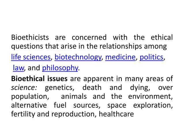 Lect. 1-BIOETHICS.INTRODUCTION. bio ethics | PPT