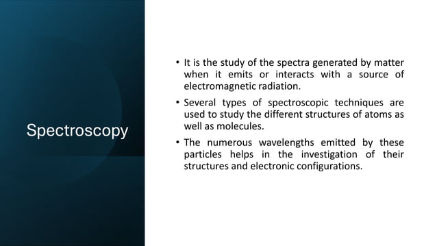 Introduction in Molecularly spectroscopy | PDF