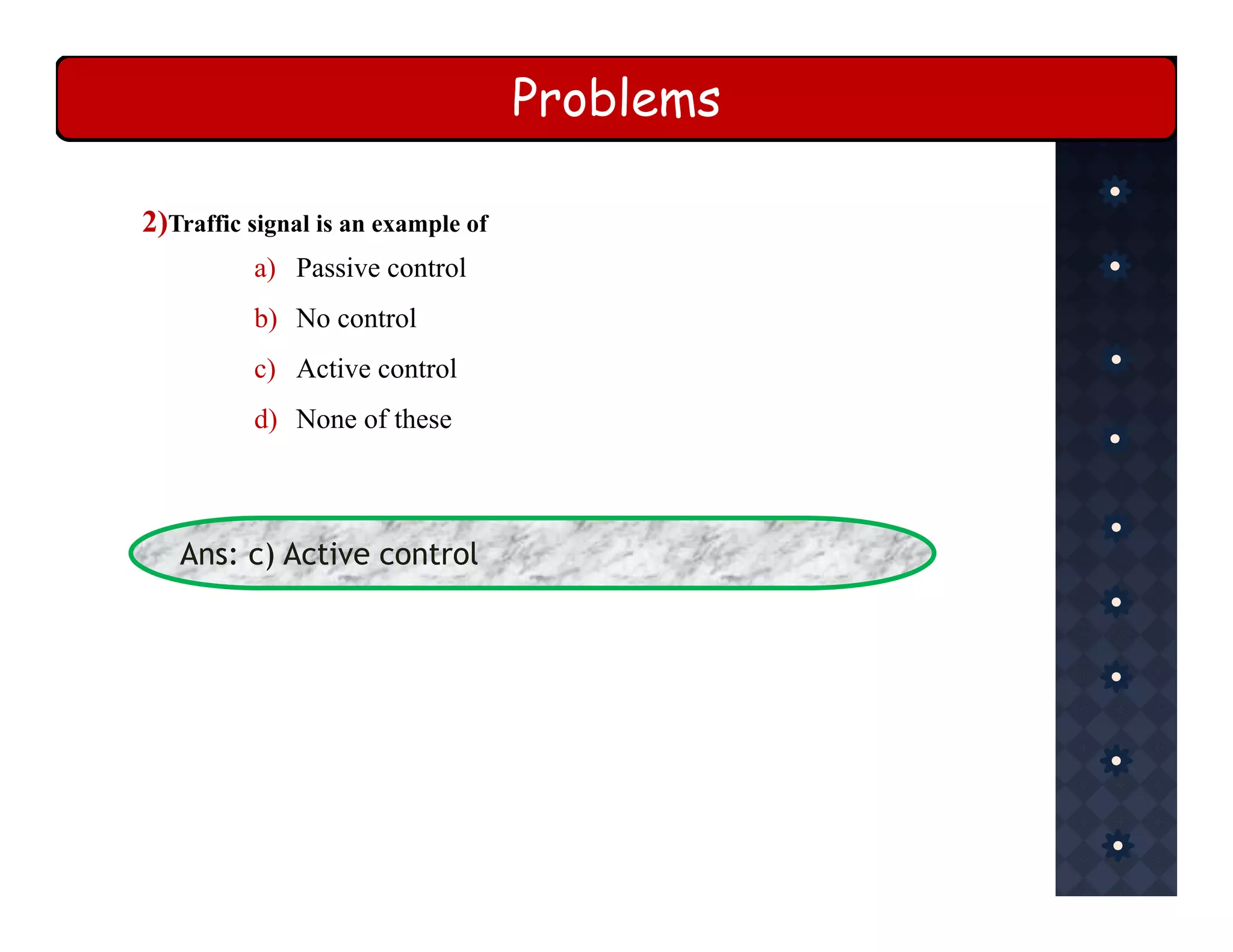 Lect 28-traffic intersections | PDF