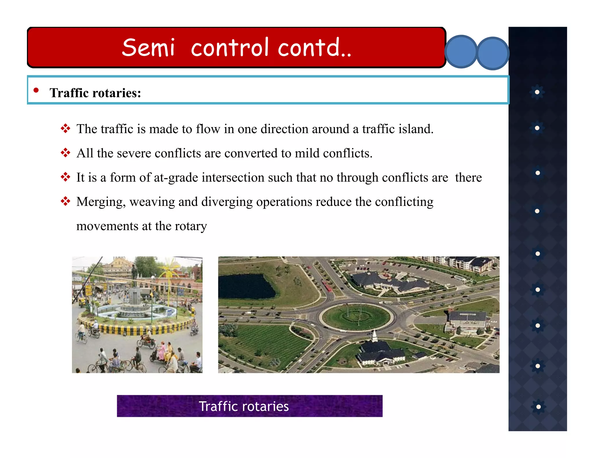 Lect 28-traffic intersections | PDF