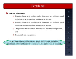 Lect 28-traffic intersections | PDF