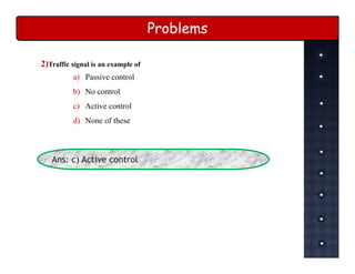 Lect 28-traffic intersections | PDF