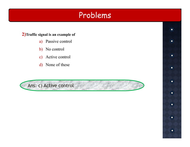 Lect 28-traffic intersections | PDF