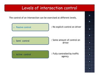 Lect 28-traffic intersections | PDF