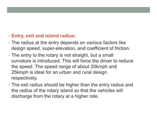 Lect 29- traffic rotaries | PDF