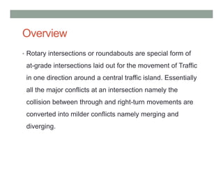 Lect 29- traffic rotaries | PDF
