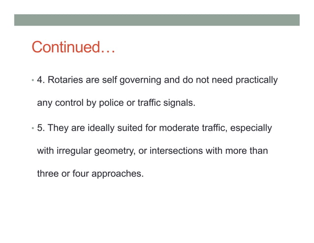 Lect 29- traffic rotaries | PDF