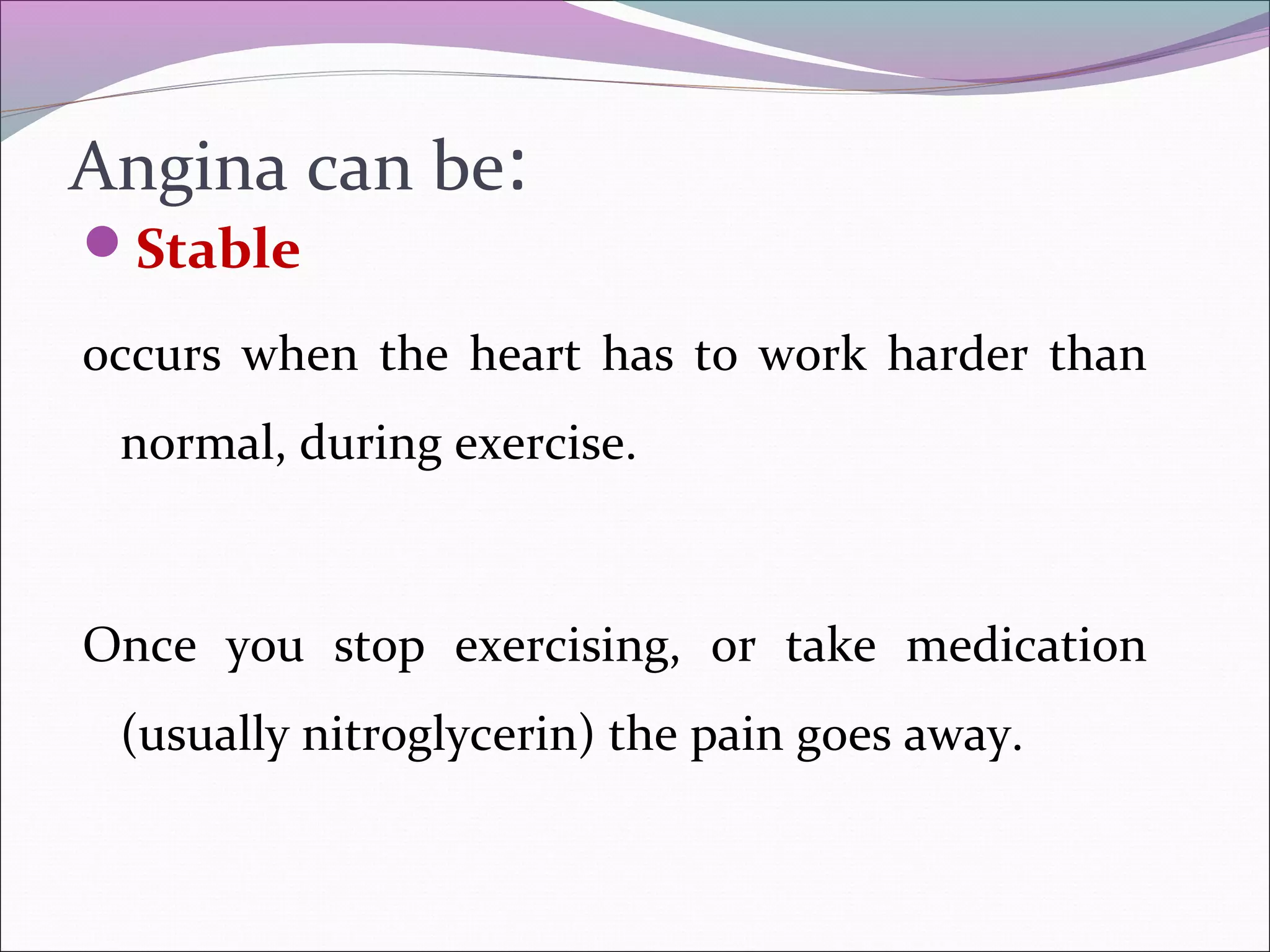 Lect 2 angina | PPT