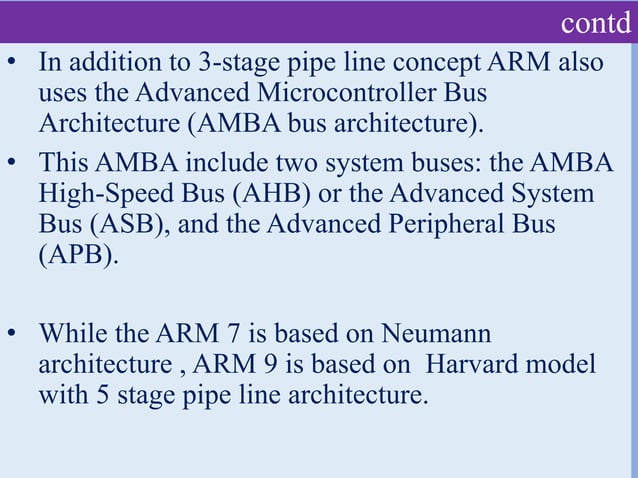 Lect 2 Arm Processor Architecture Ppsx Operating Systems Computer