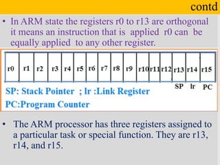 Lect 2 ARM processor architecture | PPSX