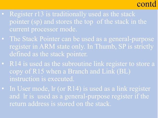 Lect 2 Arm Processor Architecture Ppsx Operating Systems Computer