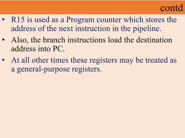 Lect 2 ARM processor architecture | PPSX | Operating Systems | Computer Software and Applications