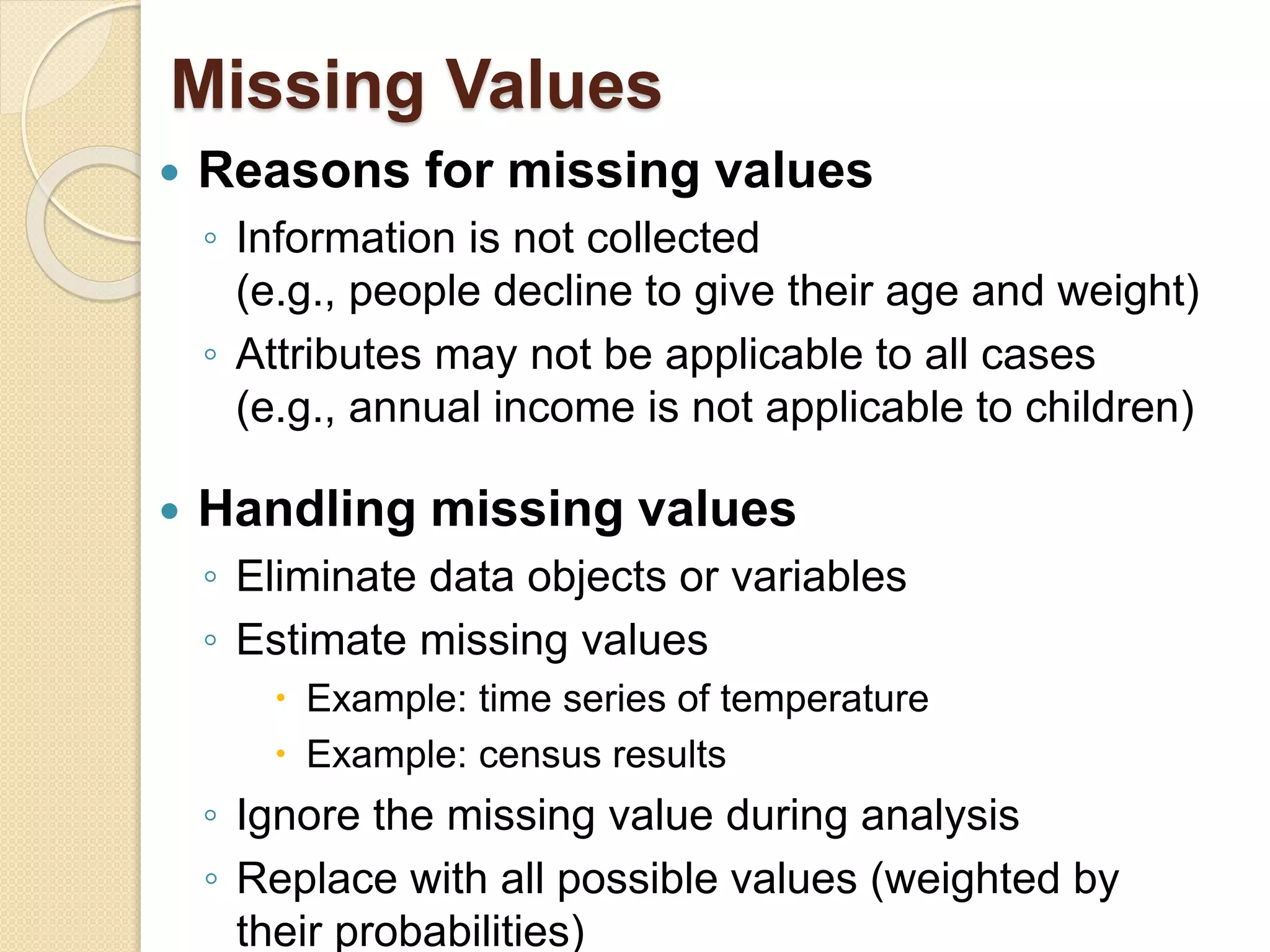 Lect 2 getting to know your data | PPTX | Databases | Computer Software and Applications