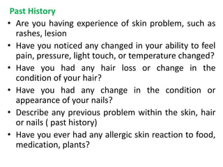 Lect 2 integumentary system | PPTX
