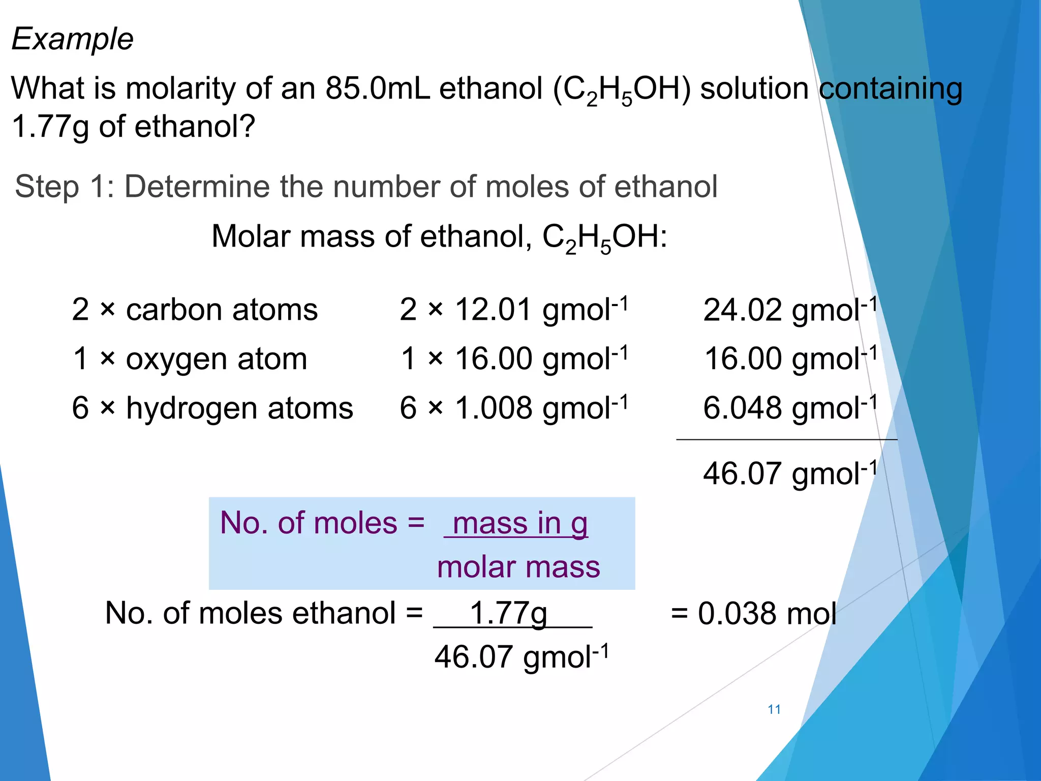 lect-2 molarity and molality.pptx | Chemistry | Science