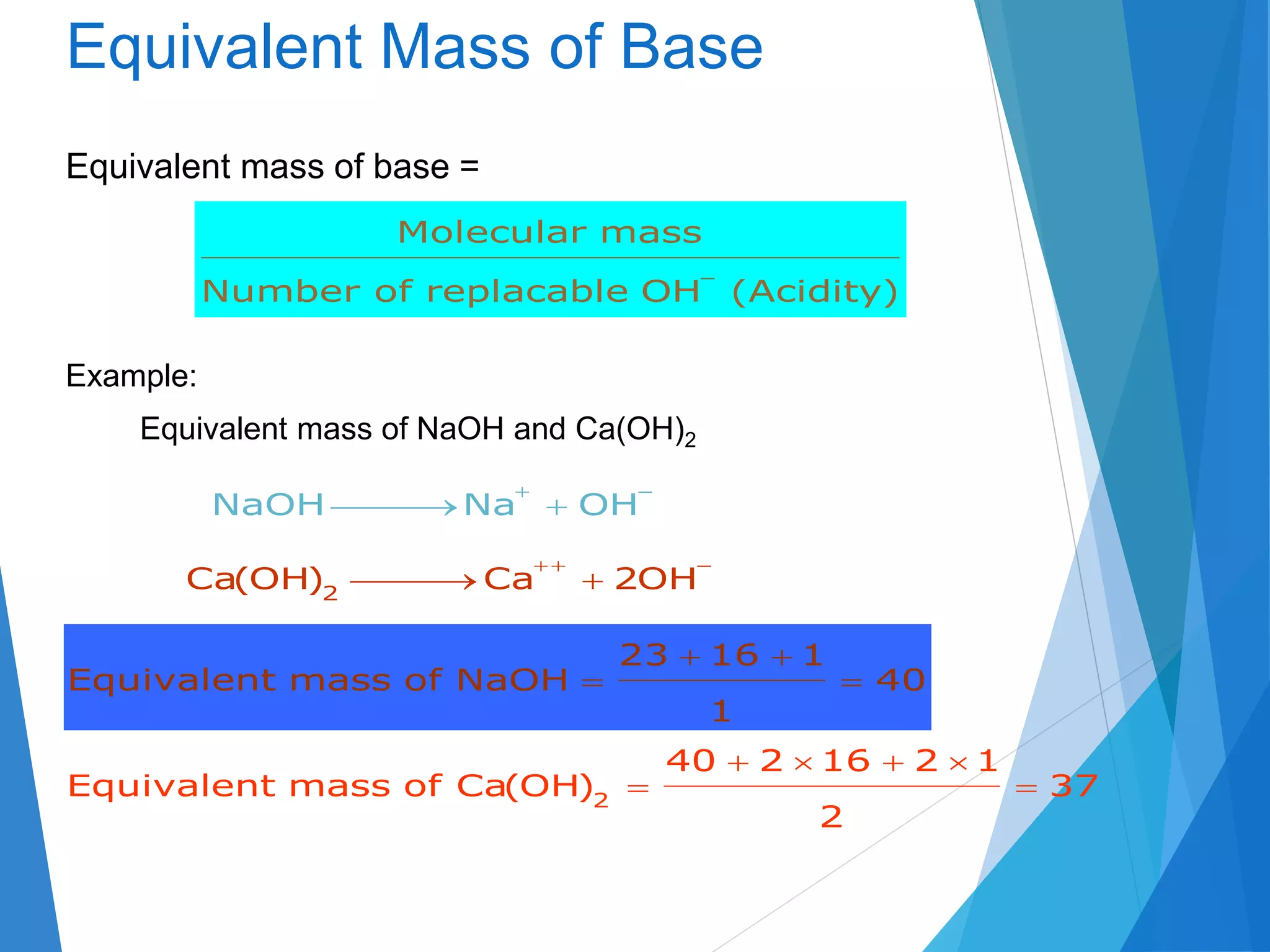 lect-2 molarity and molality.pptx | Chemistry | Science