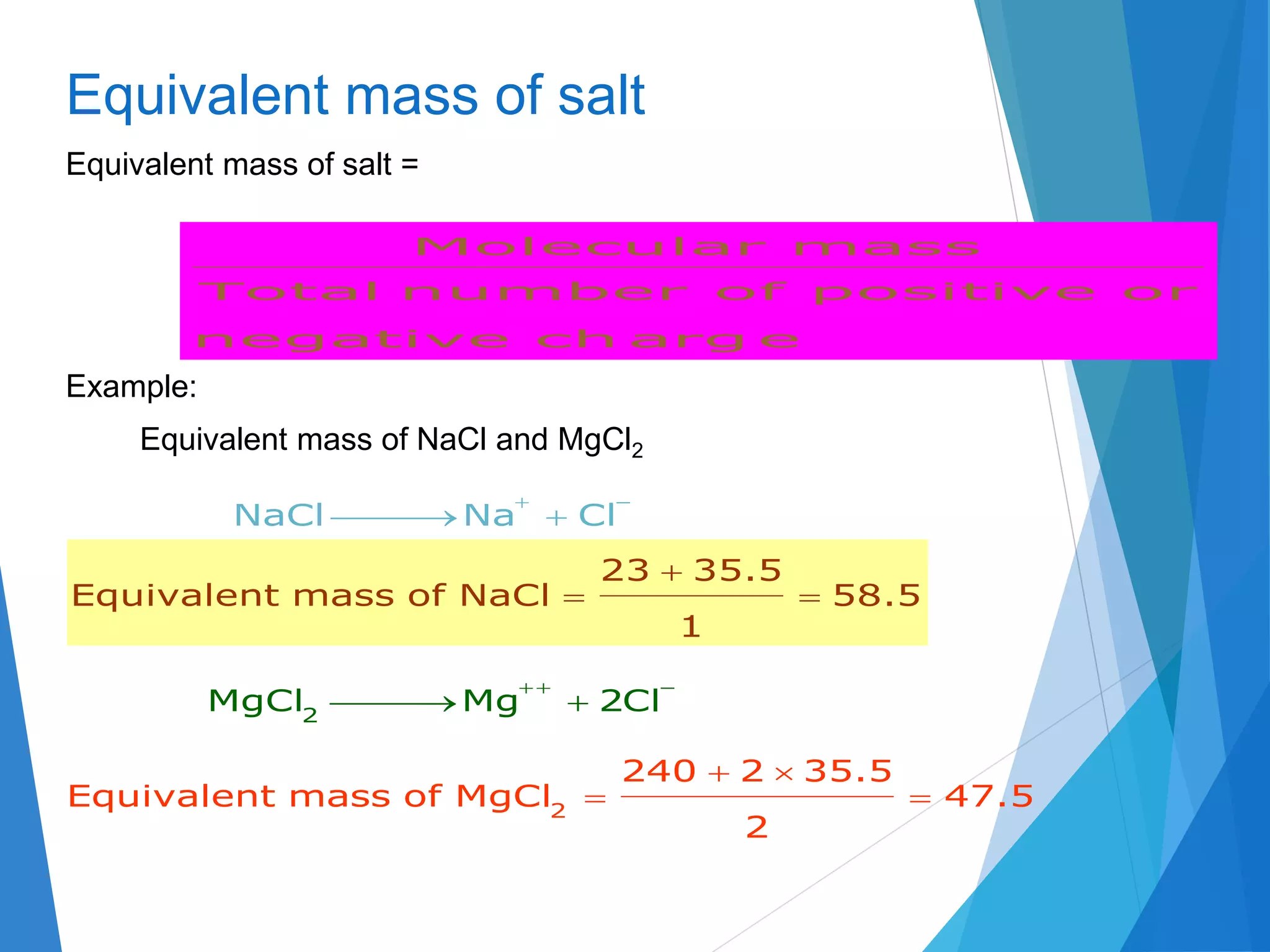 lect-2 molarity and molality.pptx | Chemistry | Science