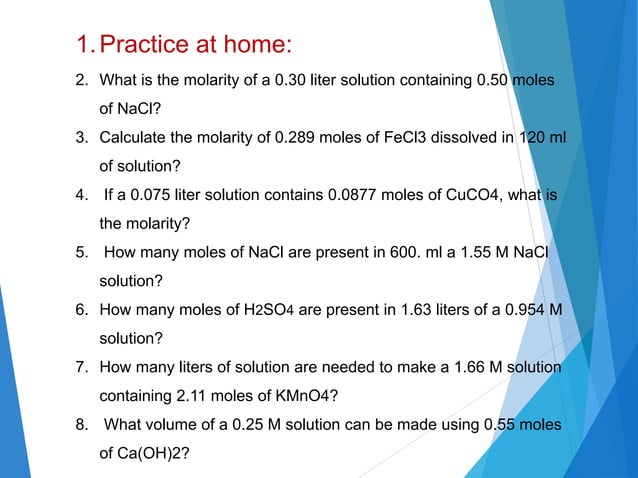 lect-2 molarity and molality.pptx | Chemistry | Science