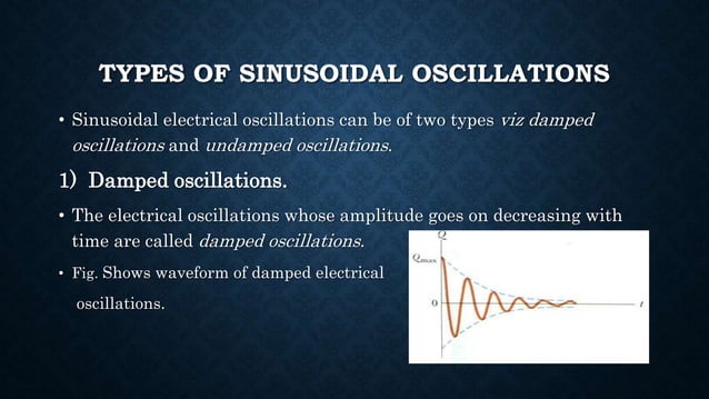 Working Principle Of Oscillator And Types Of Oscillatory Circuit Ppt