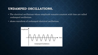 working principle of oscillator and types of oscillatory circuit | PPTX