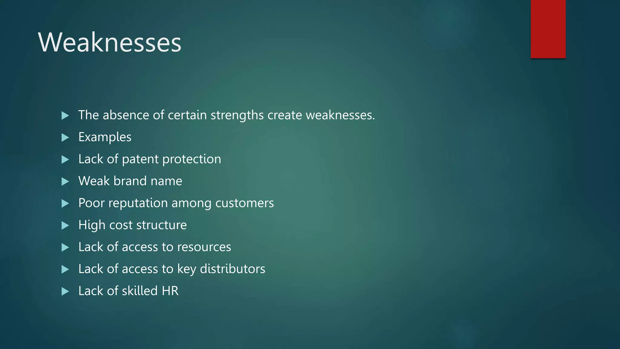 SWOT ANALYSIS | PPTX