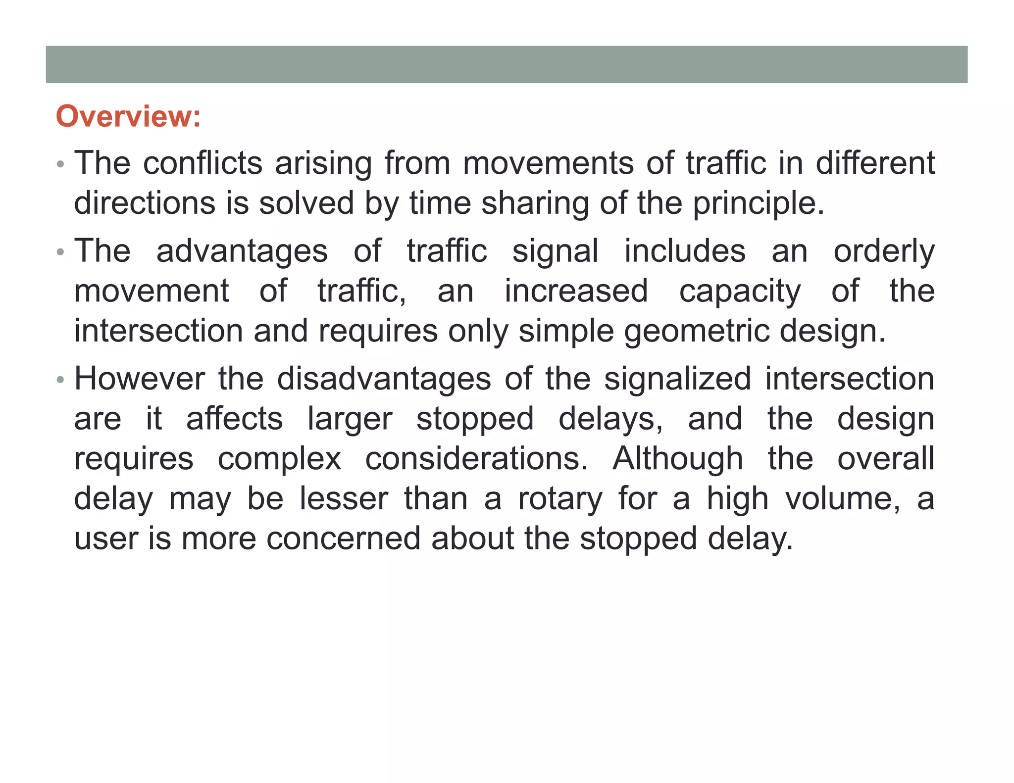 Lect 30- traffic signal i | PDF