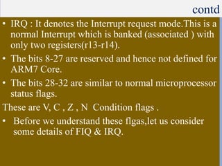 Lect 3 ARM PROCESSOR ARCHITECTURE | PPSX