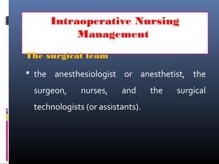 Lect 3 perioperative management | PPT