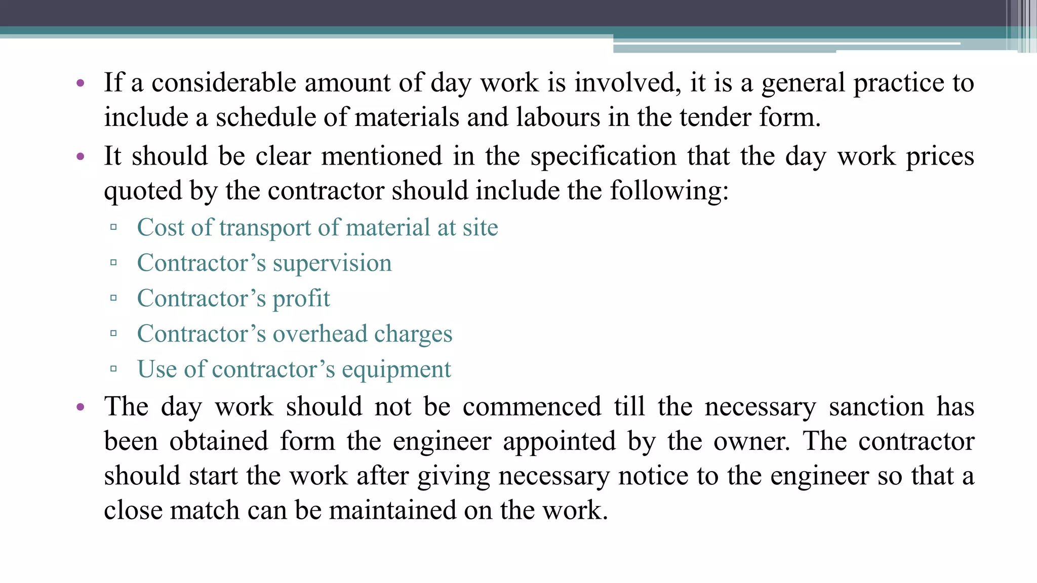 Terminology used in estimating and costing | PPTX