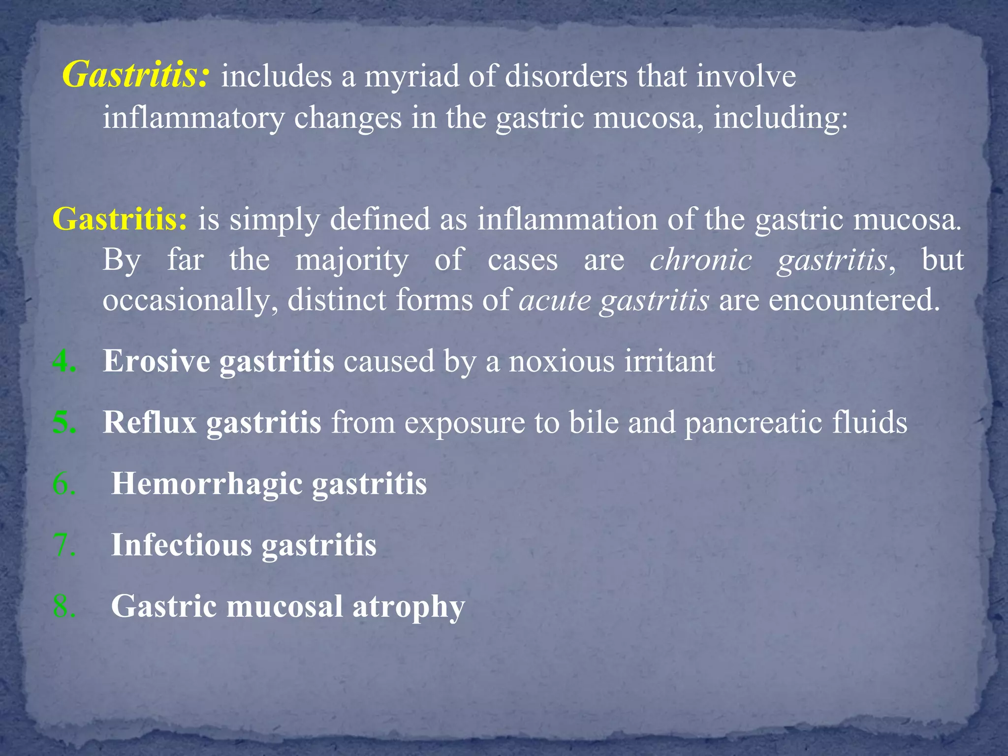Lect 4- gastric disorder | PPT