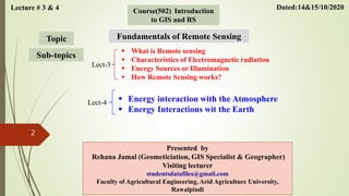 Lect 4 energy interactions-rs | PPT