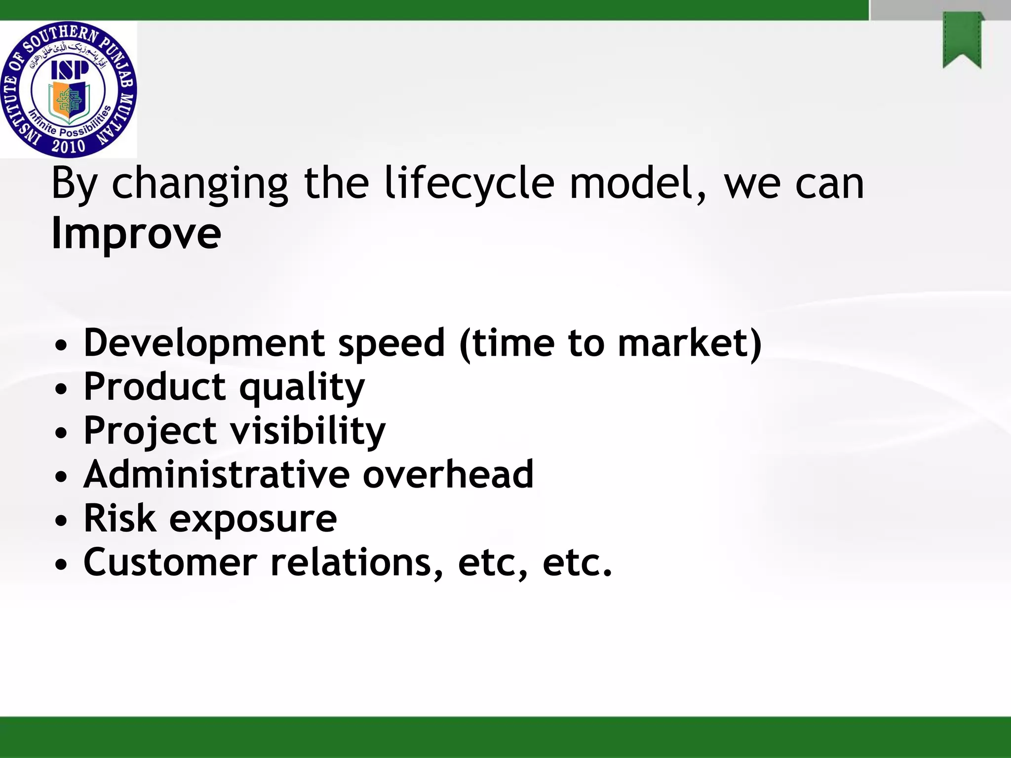 Lect-4: Software Development Life Cycle Model - SPM | PDF