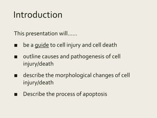 Lect 5- cell injury | PPT
