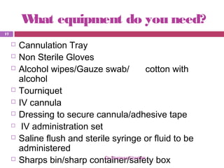 Lect 5 cannulation students | PPT