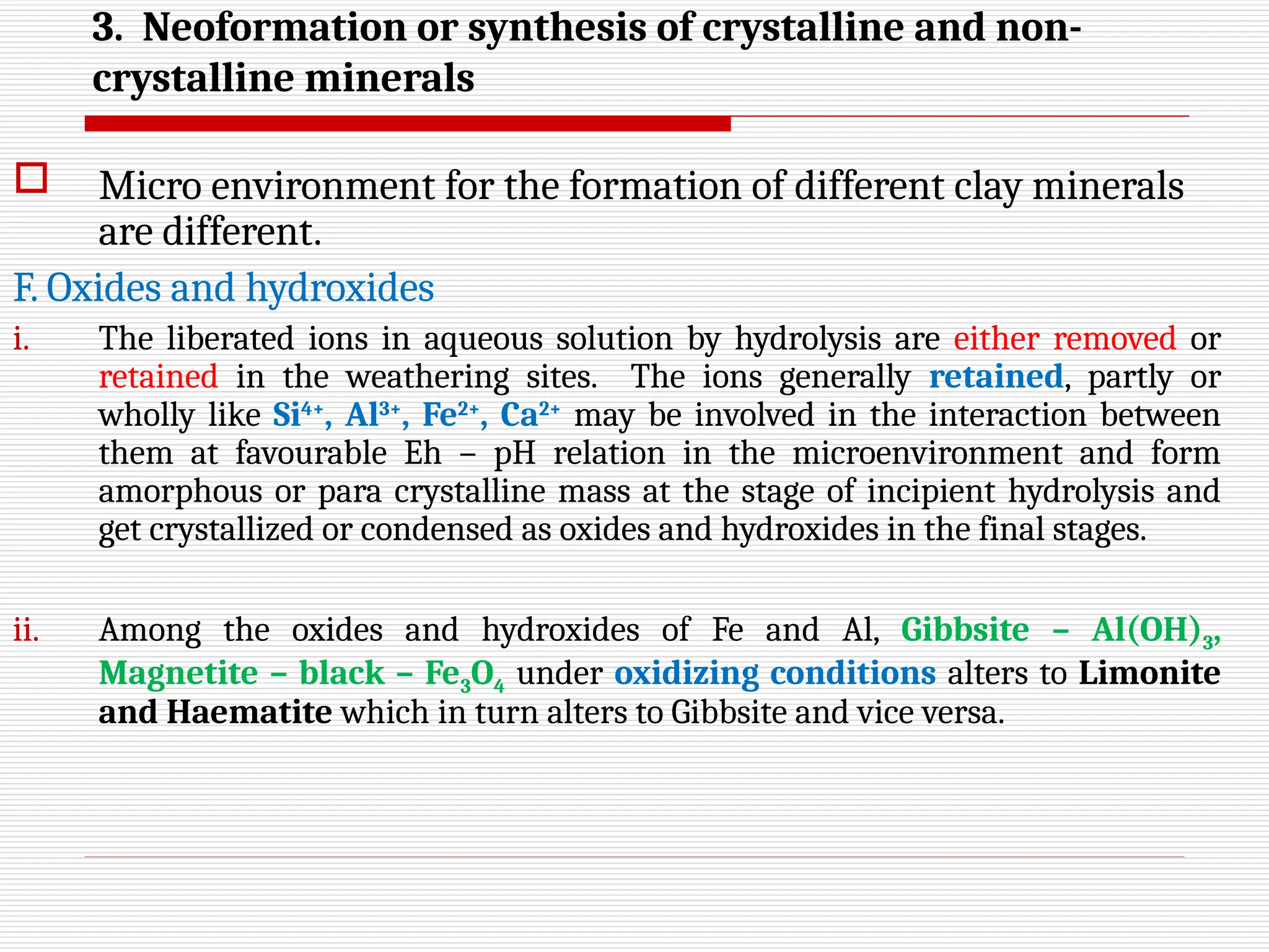 Soil mineralogy Lect-6 &7 genesis minerals.ppt