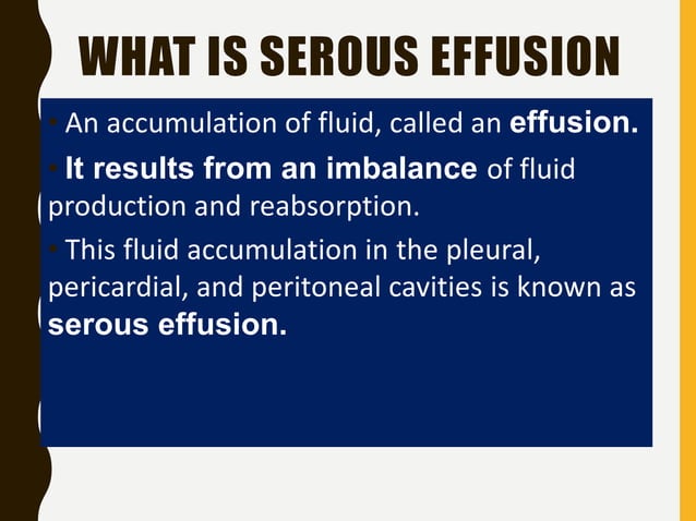 Lect-6Serous body fluid.pptx | Lung and Respiratory Health | Diseases ...